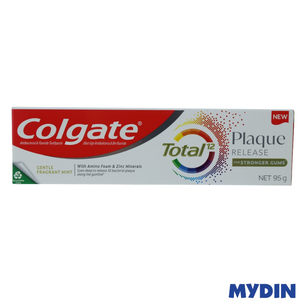 Colgate Total Plaque Release (95g) - Gentle Mint | Shopee Malaysia