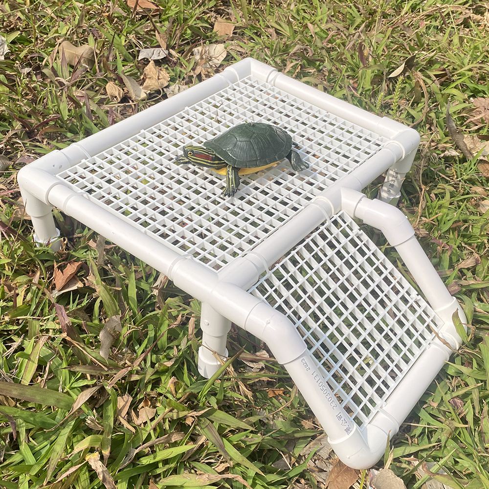 Turtle Basking Platform Climbing Ladder Aquatic Animals Station Resting ...