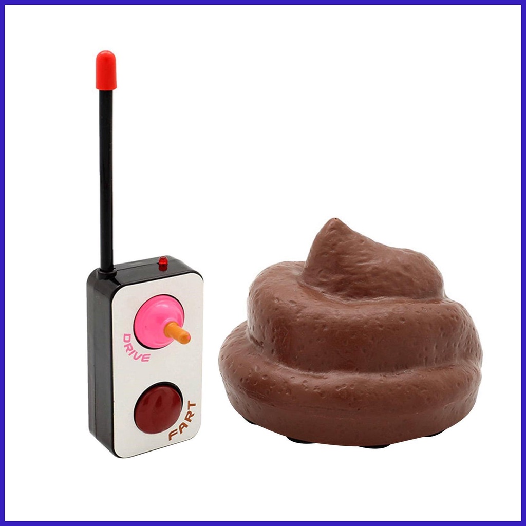 Remote Control Poop Car Gross Party Pooper Fake Poo Fake Poop Prank Toy ...
