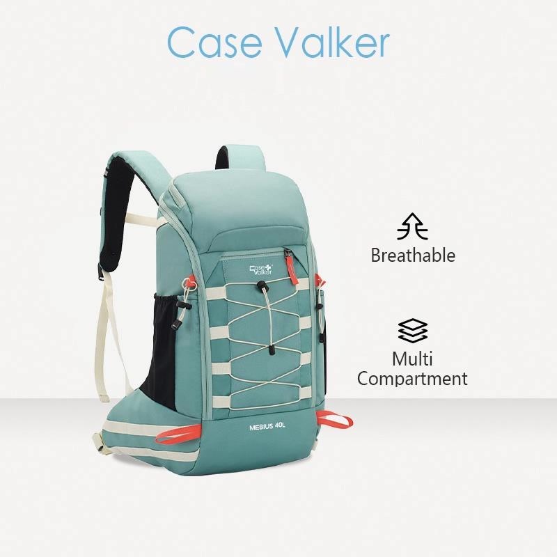 Case Valker MEBIUS 40L Outdoor Nylon Backpack Hiking Bag with Rain ...
