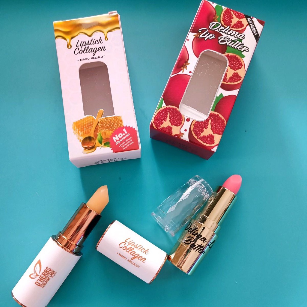 D'HERBS LIPSTICK COLLAGEN dHerbs lipstick collagen dherbs delima lip ...