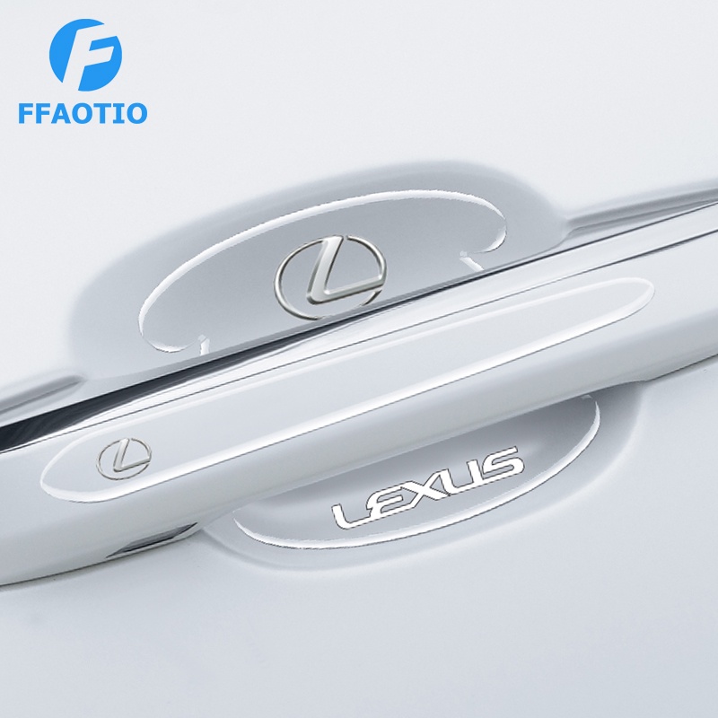 FFAOTIO Transparent Car Door Handle Film Door Bowl Protector Car ...
