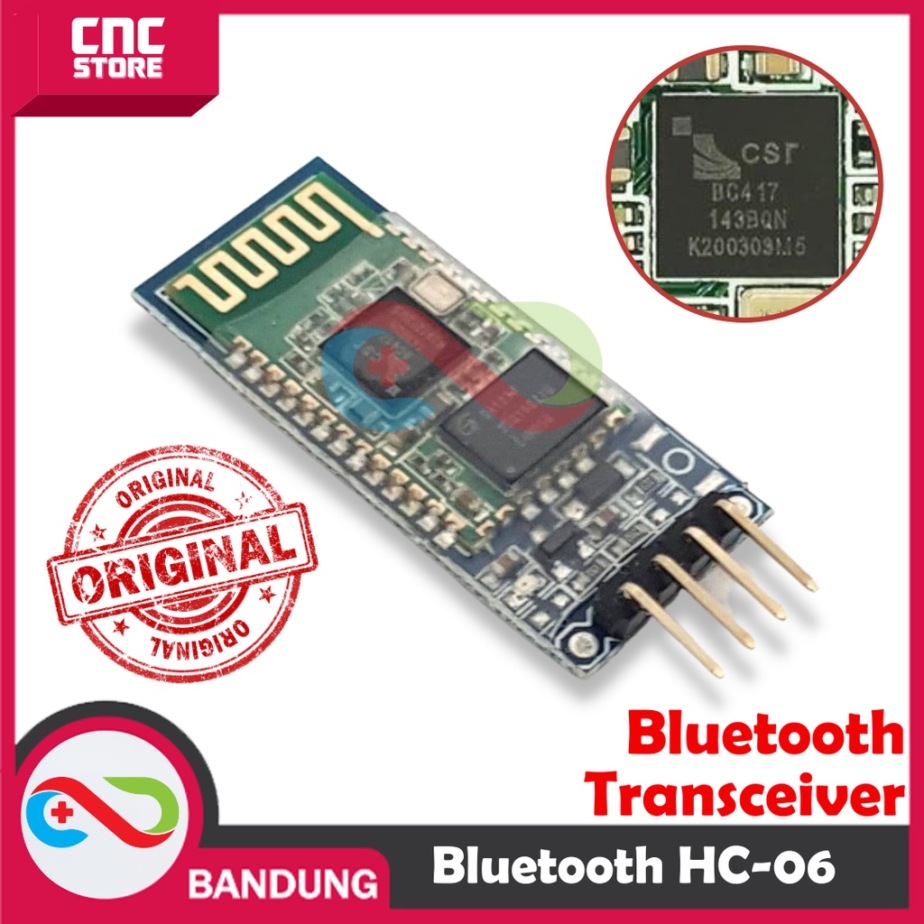 HC-06 HC06 BLUETOOTH TRANSCIEVER MODULE FOR ARDUINO UNO MEGA ORIGINAL ...