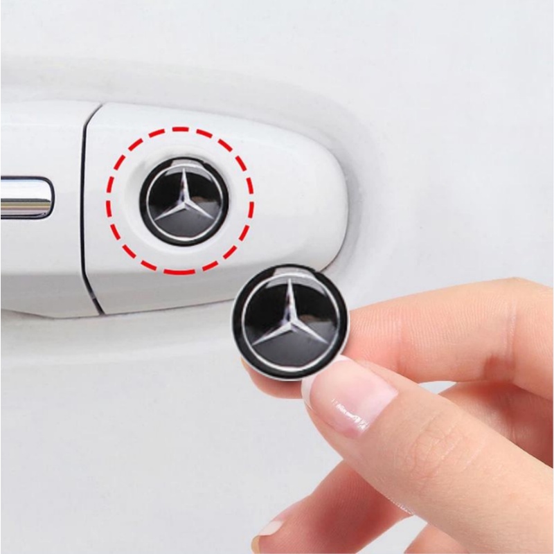 2/4pcs PVC Car Lock Keyhole Stickers Decoration Protection Door Lock ...