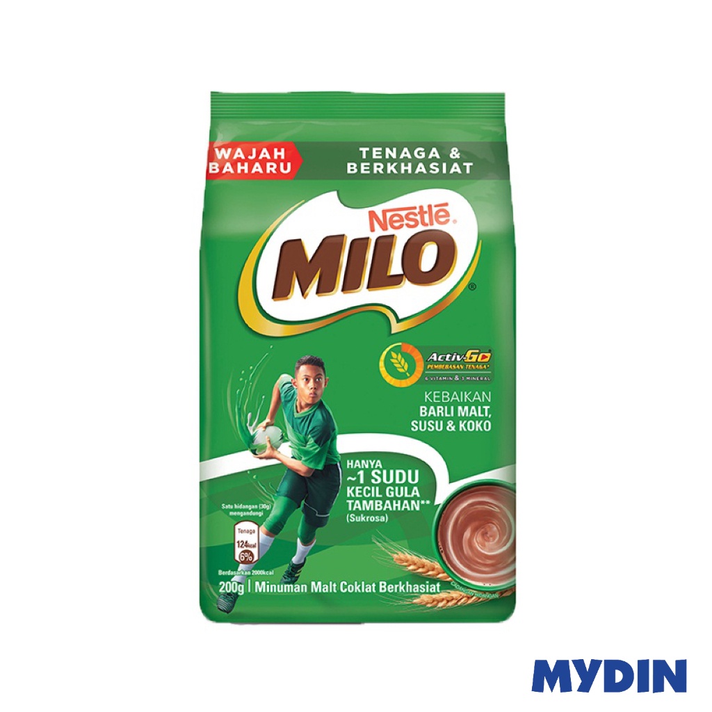 Nestle Milo Active Go Chocolate Malt Drink (200g) | Shopee Malaysia