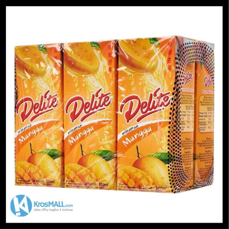 DELITE Mango Juice Drink 24 x 250ml | Shopee Malaysia