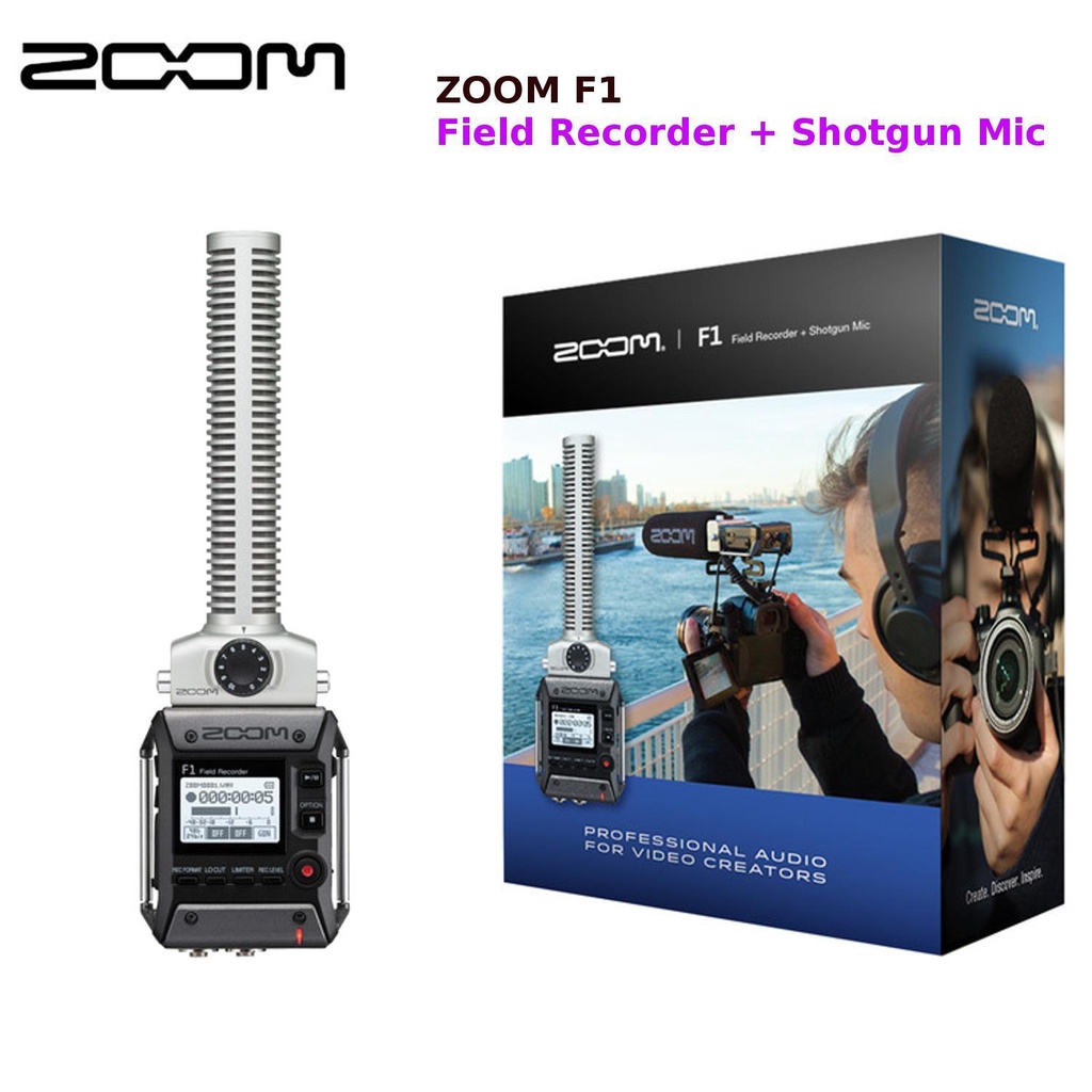 Mid Year Sales Zoom F1-SP 2-Input / 2-Track Portable Field Recorder ...