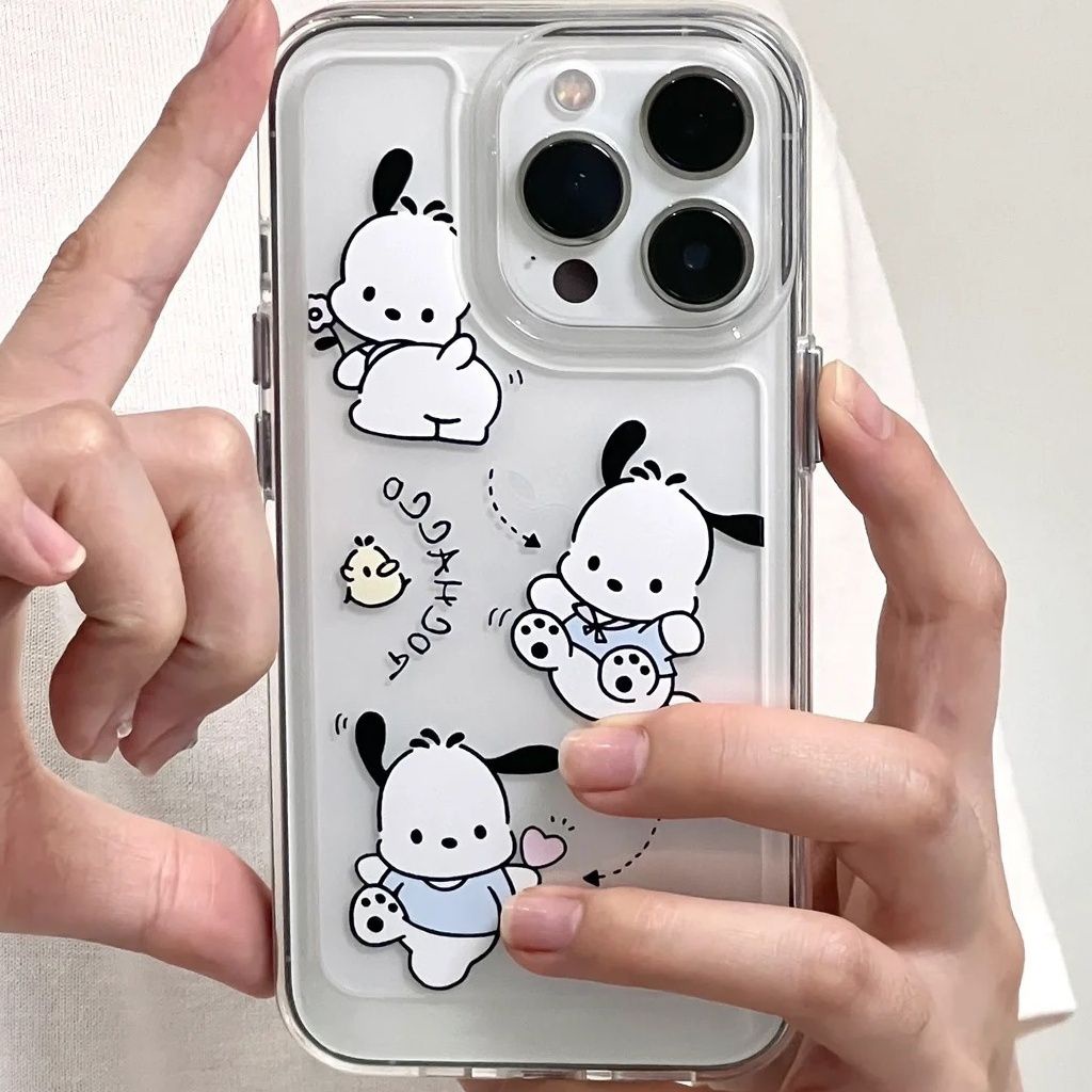 Cute Pochacco Case Compatible for iPhone 15 14 13 12 Pro Max 11 XS XR X ...
