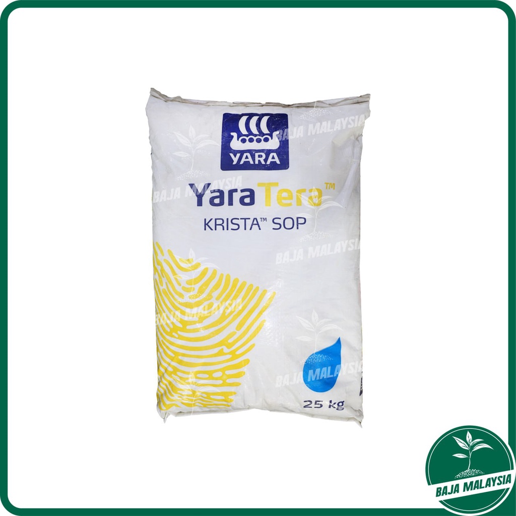 YARA YaraTera Krista SOP 25KG Fully Water-Soluble Sulphur Potassium ...