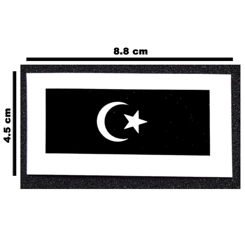 Sticker Motor Bendera Negeri TERENGGANU DARUL IMAN ST276 | Shopee Malaysia