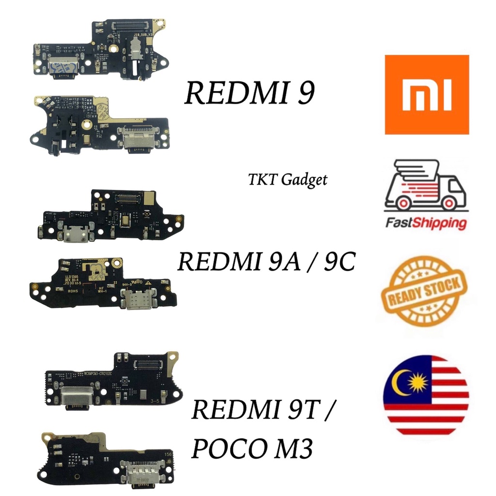 Charging Port Board For Redmi 9 / Redmi 9a / Redmi 9c / Redmi 9t / Poco ...
