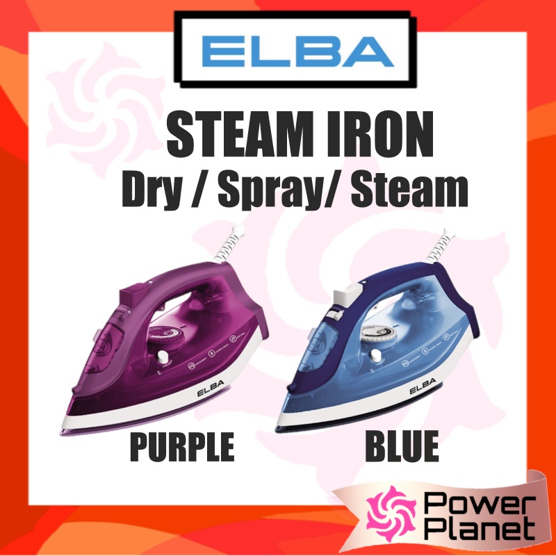 Elba ESIN1852 Steam Iron Dry / Spray/ Steam ESI-N1852(PP) Purple / ESI ...