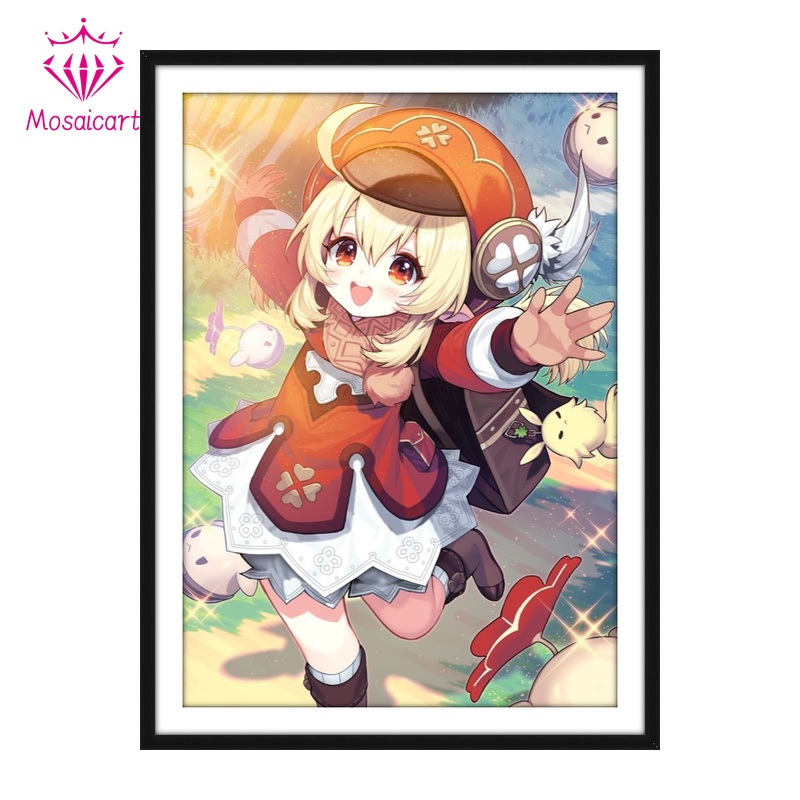 MA Yuanshen anime series Genshin Impact 5D diamond painting cartoon ...