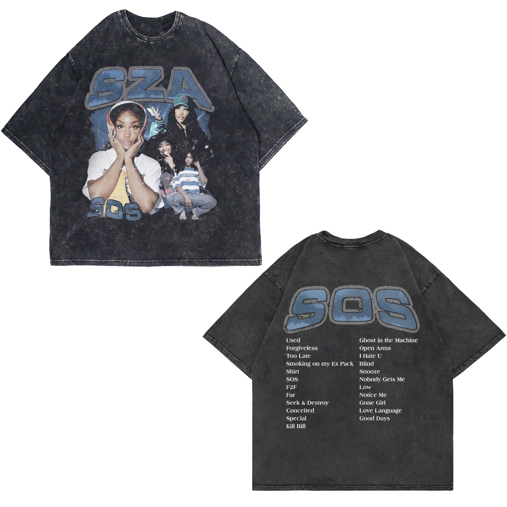 Patternmerch "sza sos concert world tour" Oversize T-Shirt | Oversized ...