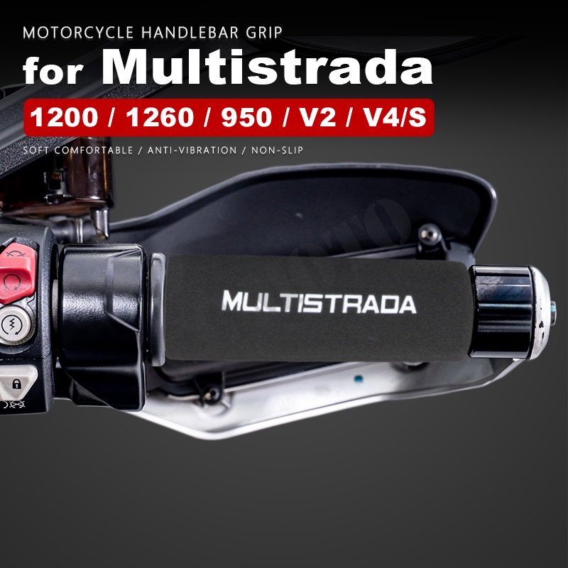 Handlebar Grips Anti Vibration Motorcycle Grip for Ducati Multistrada ...