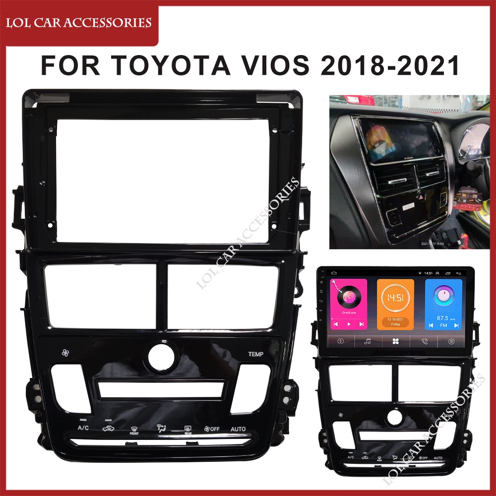 9 Inch For TOYOTA VIOS Yaris 2018-2021 Auto AC Radio Car Android MP5 ...