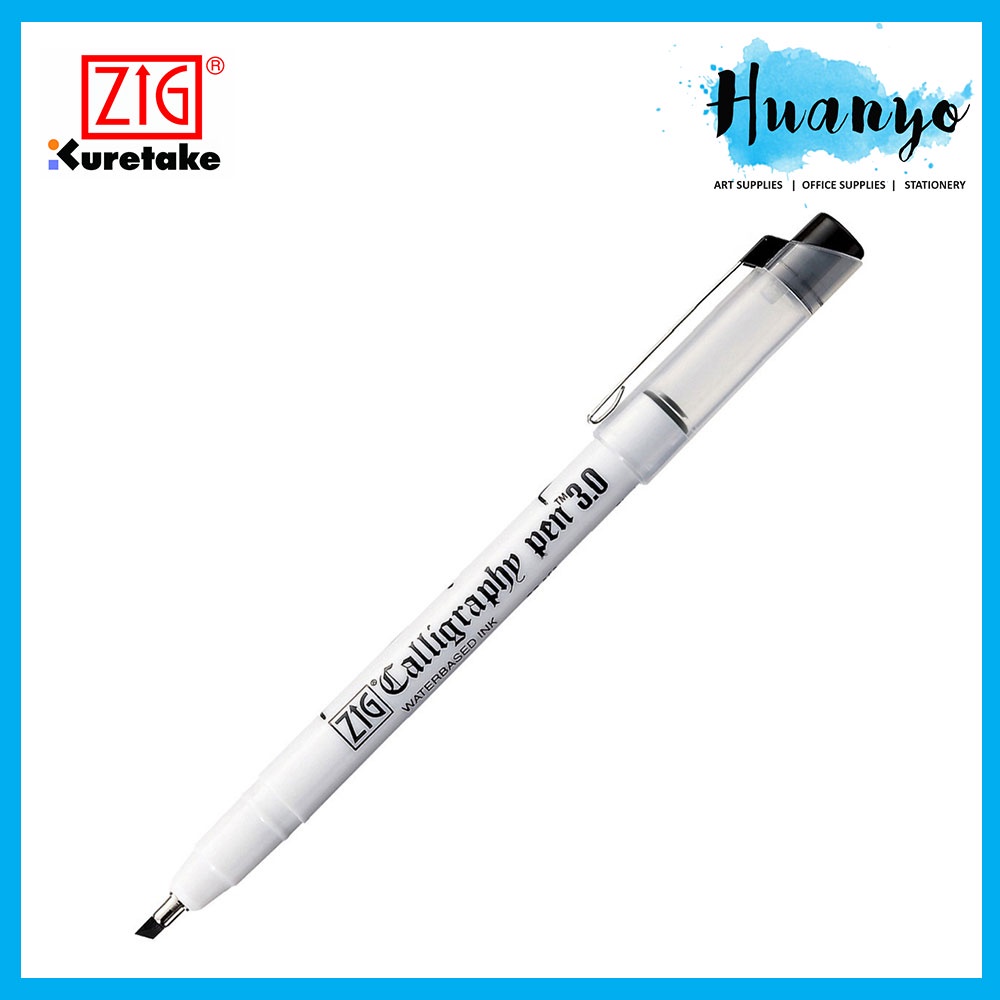 ZIG Calligraphy Khat Arabic Jawi Pen (Flat/Chisel Tip - 1.0MM, 2.0MM, 3 ...