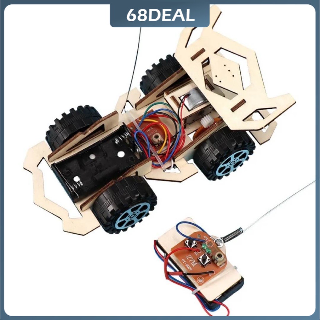 [Johor Stock] Remote Control Cars Kids Children DIY RC Car 3D Assemble ...
