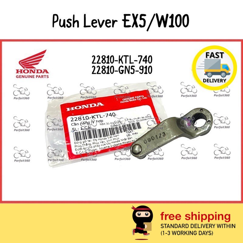 HONDA EX5 DREAM / W100 Clutch Push Lever / Push Rod 100% ORIGINAL ( 22810-GN5-910 / 22810-KTL ...
