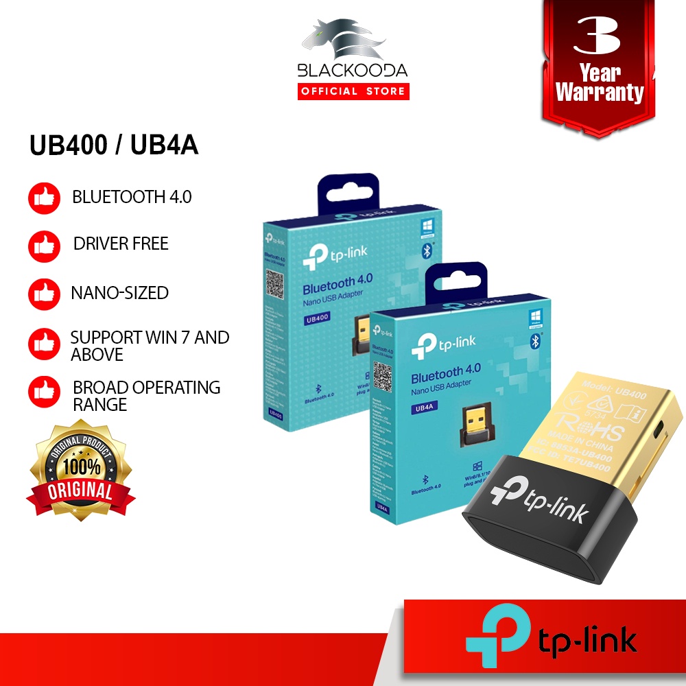 TP-Link UB400/UB4A/UB500/UB5A Bluetooth 4.0/5.0 Nano USB Adapter Dongle ...