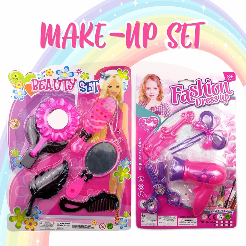 Kids Pretend Makeup Toy Set Fashion Dress Up and Beauty Set (3 Types ... Kids Pretend Makeup Toy Set Fashion Dress Up and Beauty Set (3 Types ...