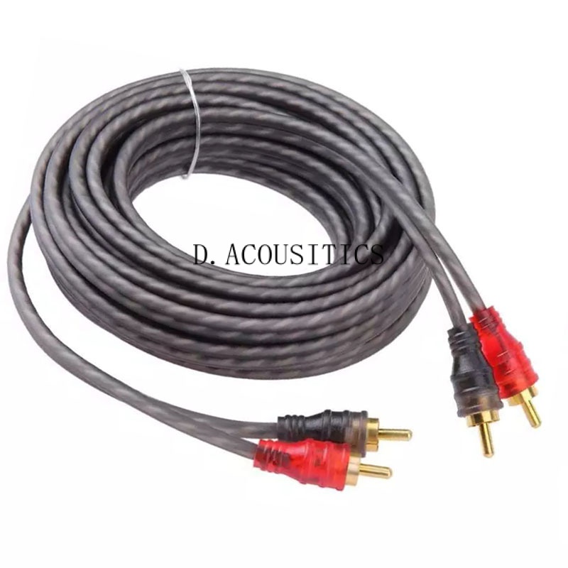 Car audio subwoofer modified pure copper 5-meter audio cable car audio ...