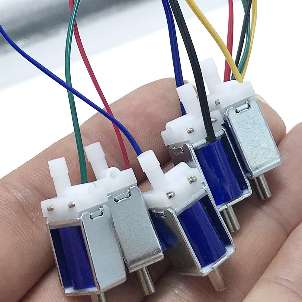 5PCS DC 3.7V-5V Micro Solenoid Valve Normally Open Small ...