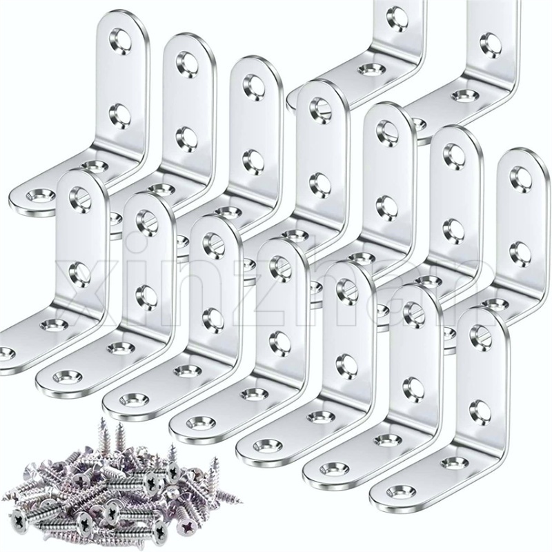 L Brackets Corner Brace/Heavy Duty Small Brackets/Stainless Steel Right ...