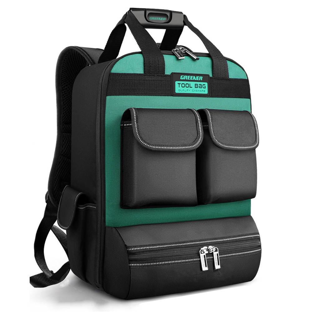 Greener Electricians Repair Tool Bag Mens Shoulder Backpack ...