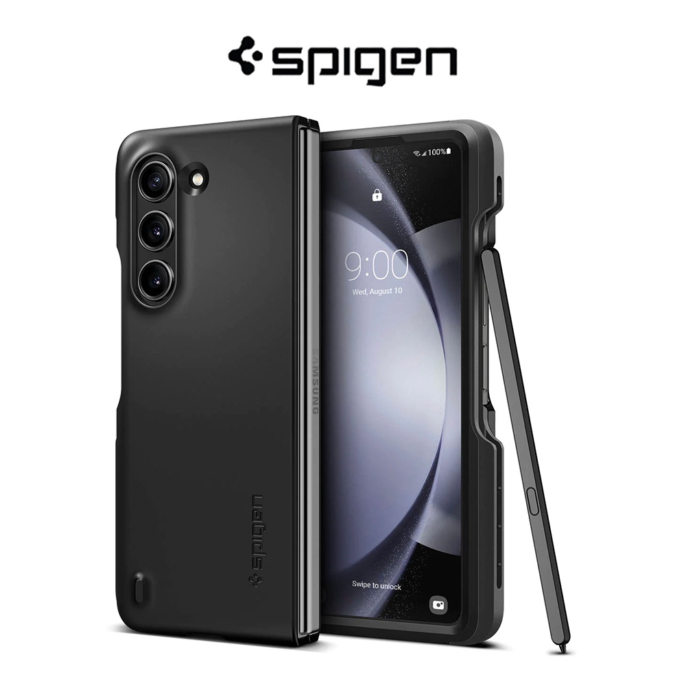 Spigen Samsung Z Fold 5 Case Thin Fit P (Pen Edition) with Built-in S ...