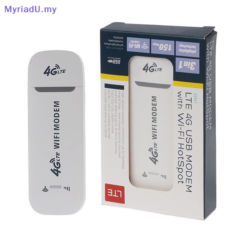 MyriadU High Quality B1/3/5 Wireless 4G Internet Card To LTE Terminal USB Dongle Portable WIFI ...