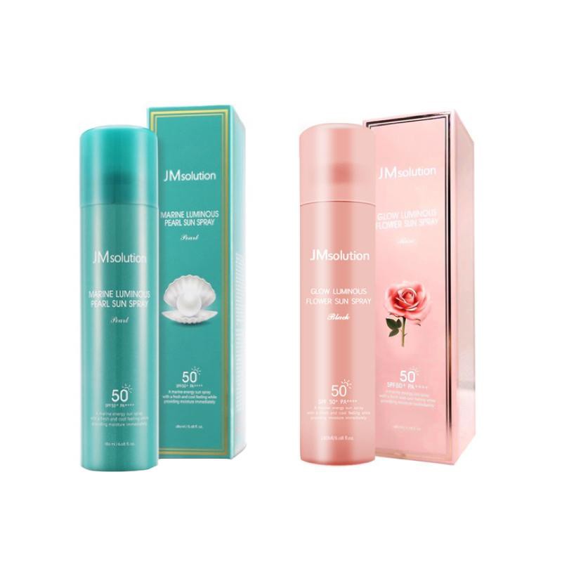 JM Solution Mama Pure Guard Whitening / Glow Luminous Pearl Flower Sun Spray SPF50+ PA+++ 180ml ...