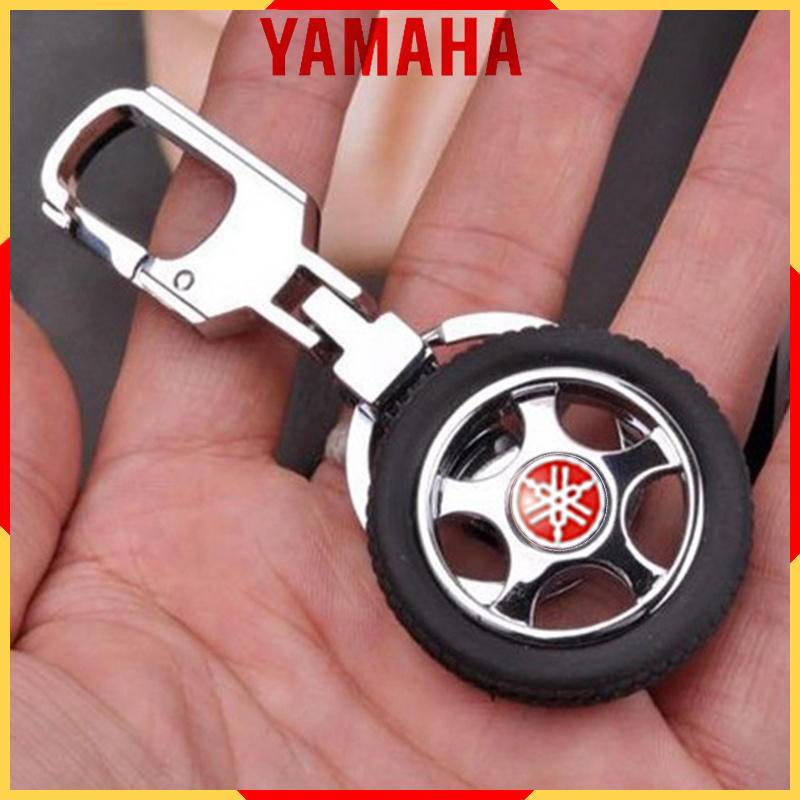 Yamaha Logo Keychain Car Keychain Tire Wheel Key Holder Car Styling ...