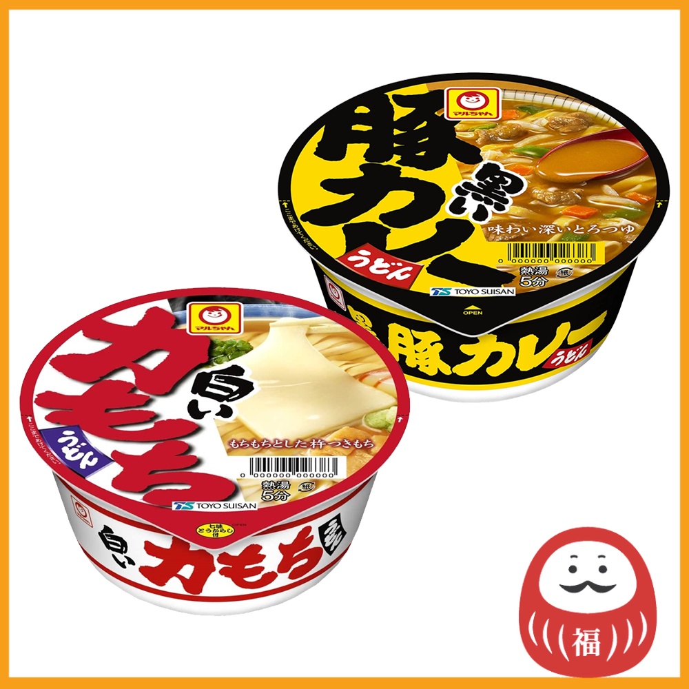 Toyo Suisan Maruchan Instant Udon - White Chickara Mochi / Black Pork ...