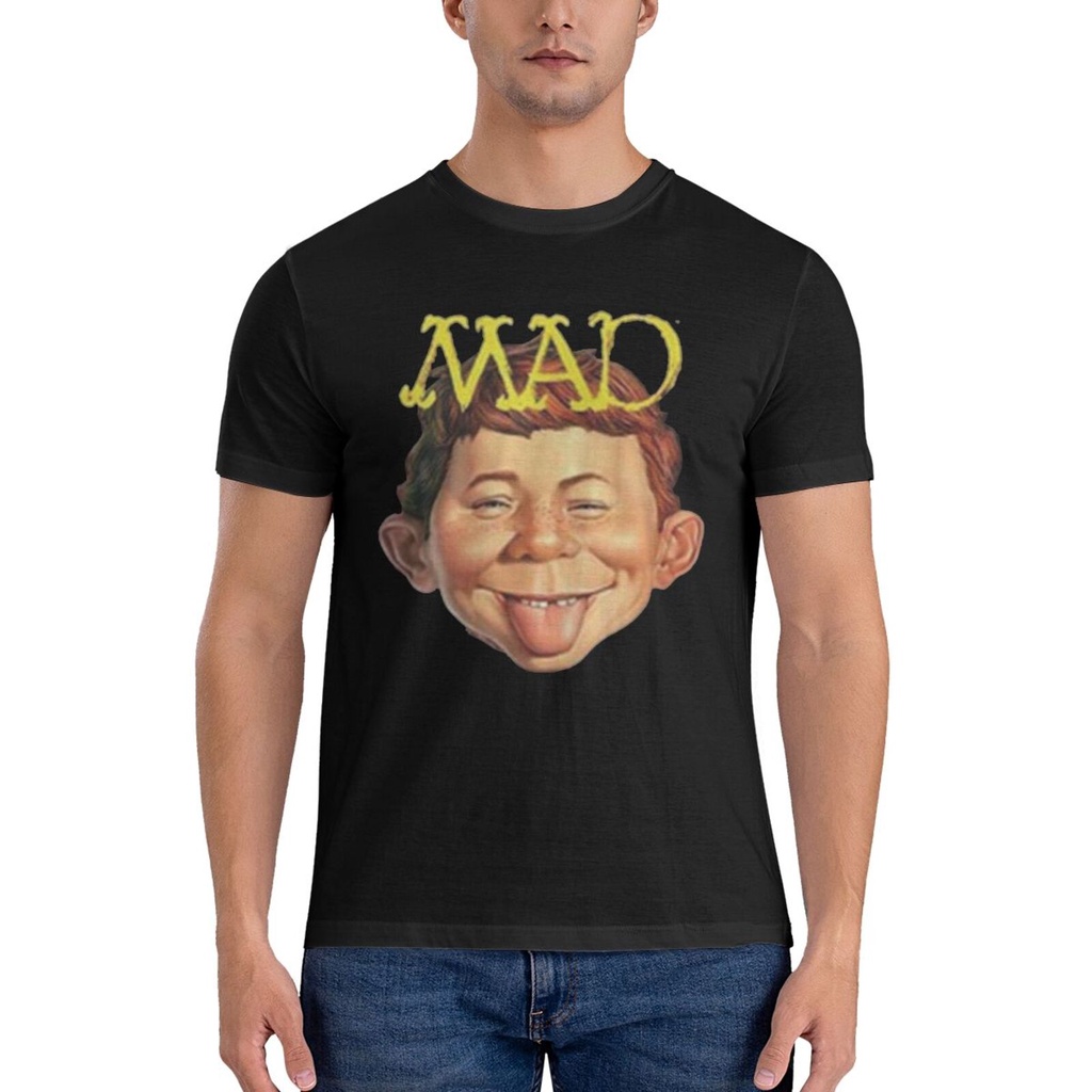 Newest T-Shirt Mad Alf E Neuman Mascot Boy Magazine Customized Cotton ...