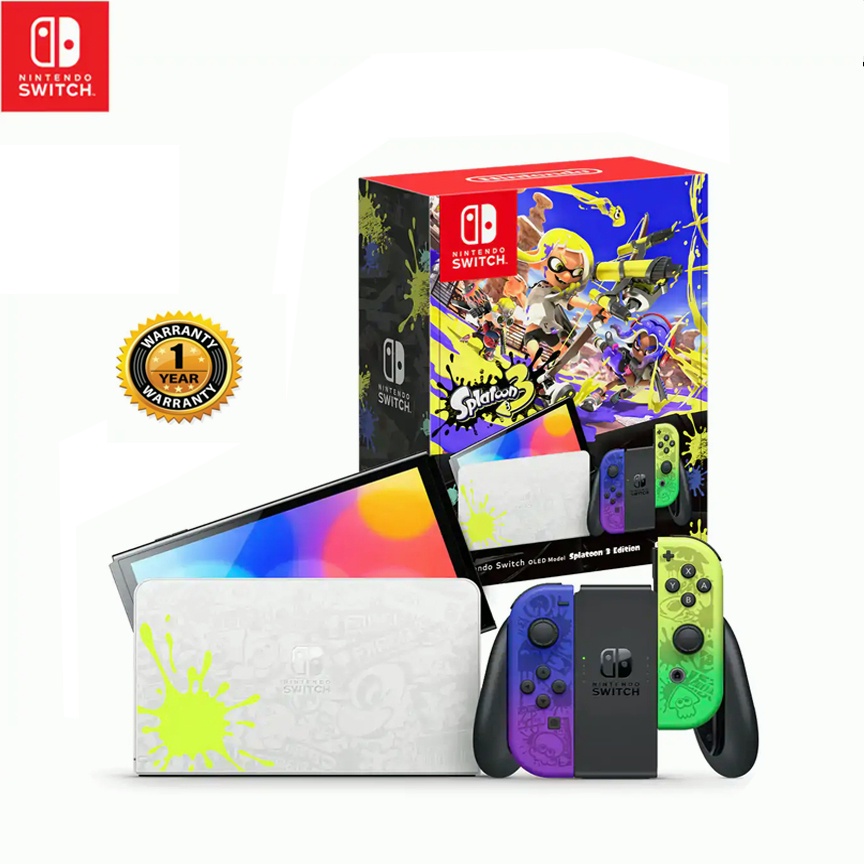 【READY STOCK】 Nintendo Switch OLED Model Splatoon 3 Limited edition ...