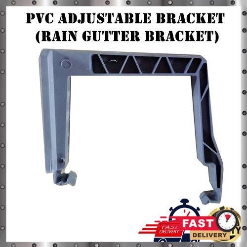 G100 PVC ADJUSTABLE PVC BRACKET (GREY) PVC RAINWATER GUTTER BRACKET ...