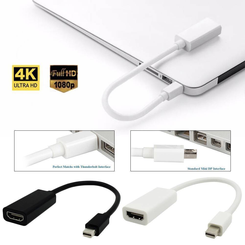 Mini Display Port To HDM 1080p 4K DP Mini DisplayPort Male to Female ...