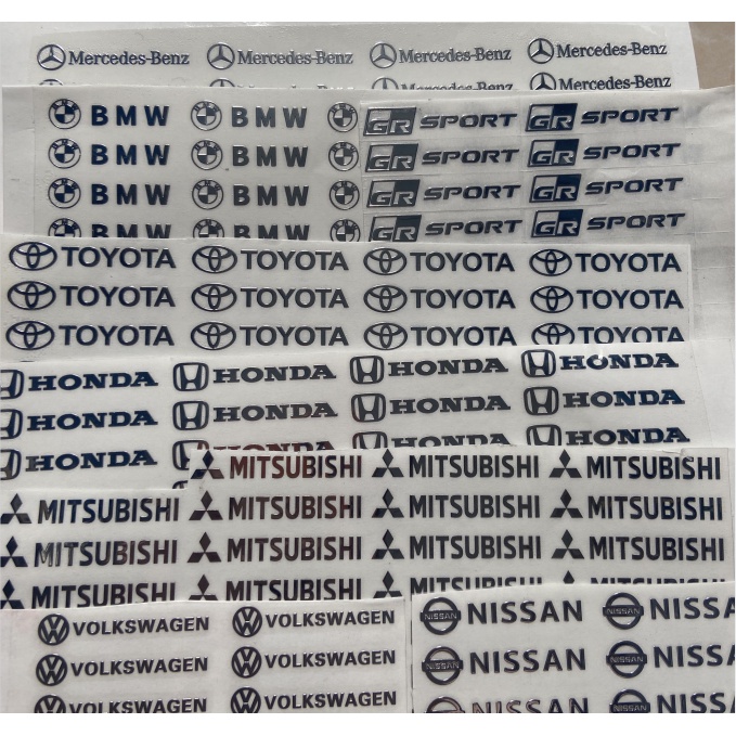 Car Logo 3D Metal Decorative Sticker Car Interior Styling Sticker ...