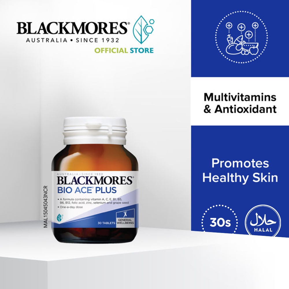 Blackmores Bio ACE Plus 30s - Promotes Healthy Skin (Min 6 Months ...