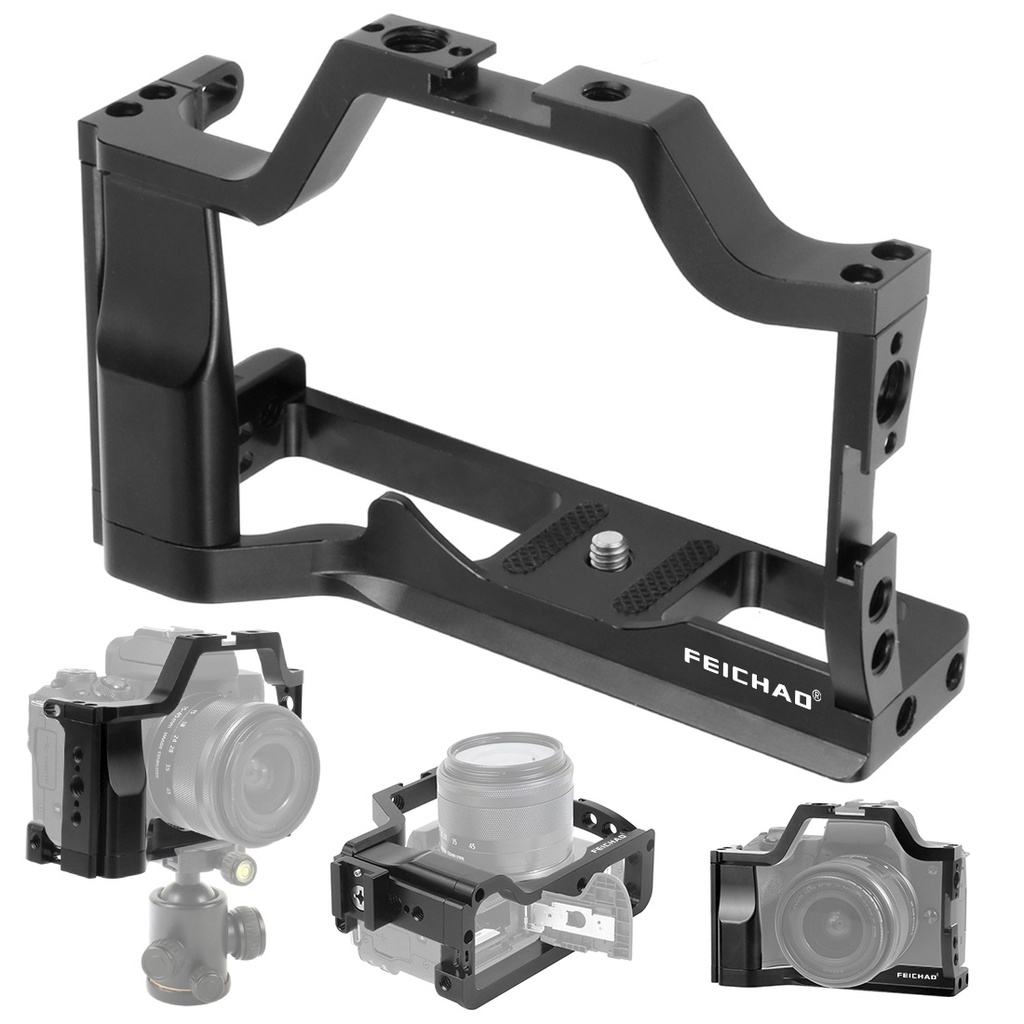 FEICHAO M50 Camera Cage Rig Form-Fitting for Canon EOS Mark M5 M50II ...
