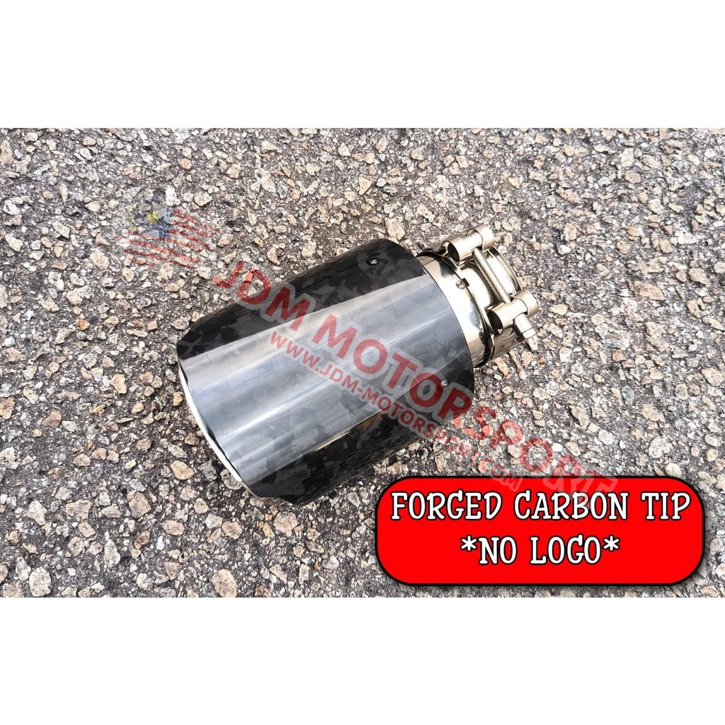 Forged Carbon Fiber Design Straight Exhaust Tip Ekzos Kereta Muffler ...