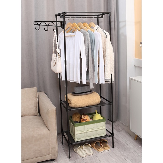Simple Clothes Hat Bag Hanger Storage Racks Wardrobe Rak Baju | Shopee ...