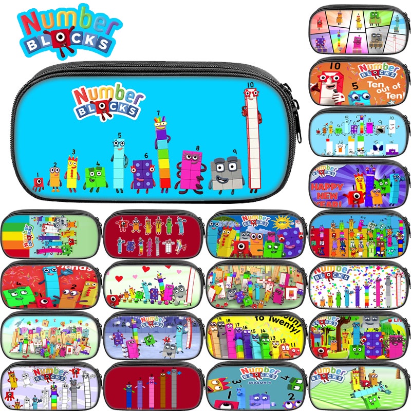 [Ready Stock] Numberblocks Pencil Case Game Cartoon Compartment Pen ...