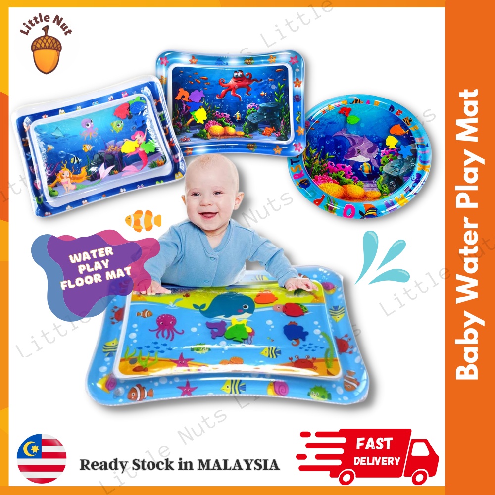 Baby Inflatable Tummy Time Mat / Premium Baby Water Play Mat/ Sea world ...