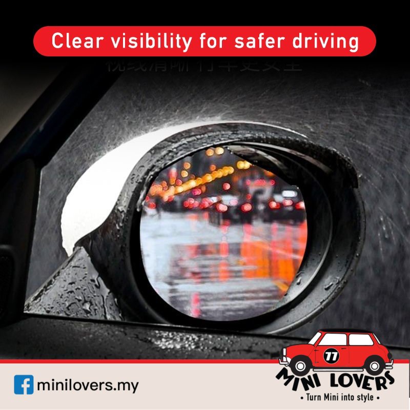 Mini Cooper Side Mirror Rainproof Visor | Shopee Malaysia
