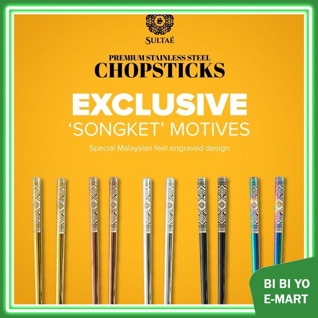 The Sultan | Sultera Chopstick Premium Stainless Steel | Exclusive ...