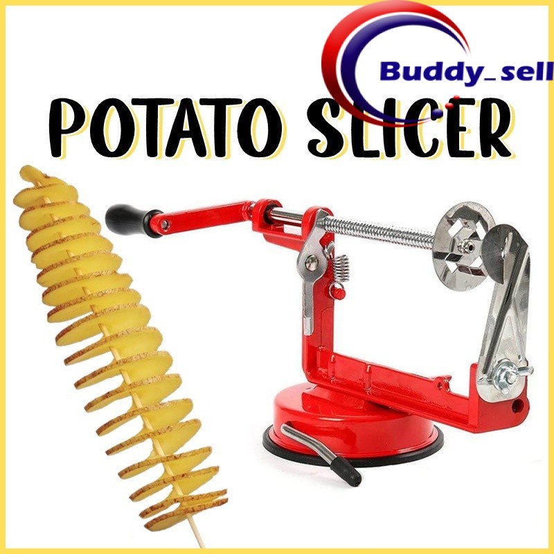 Manual Potato Spring Spiral Potato Slicer Stainless Steel French Fry ...