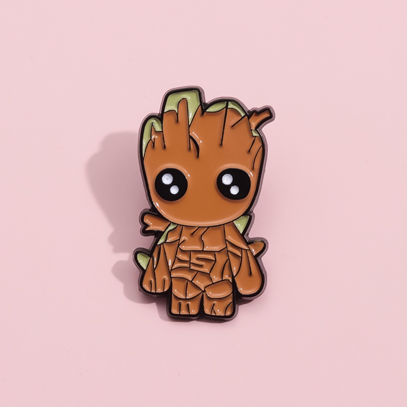 Baby Groot Enamel Pin Guardians of The Galaxy Brooch Badges Cute Badge ...