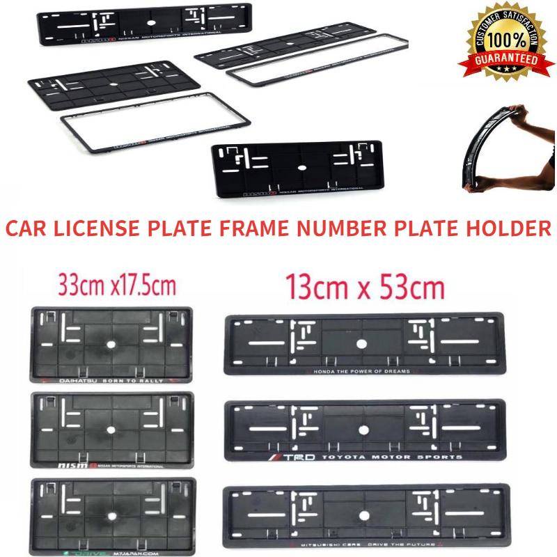 UNIVERSAL CAR LICENSE PLATE FRAME NUMBER PLATE HOLDER WIRA WAJA VIOS ...